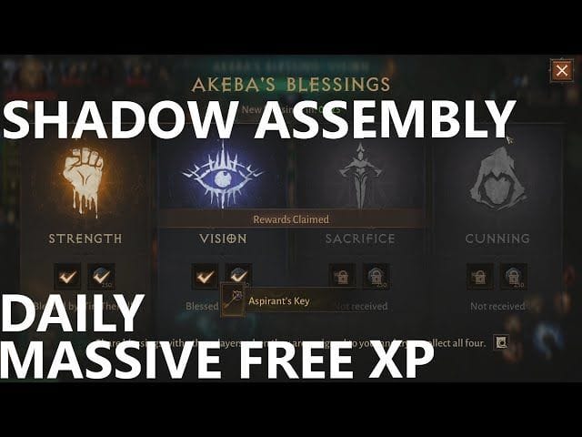 Diablo Immortal factions guide: How to get Shadow Assembly Blessings ...