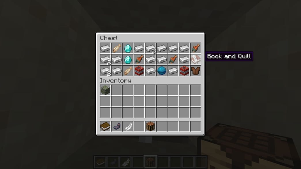How to make a book and quill in Minecraft 1.19