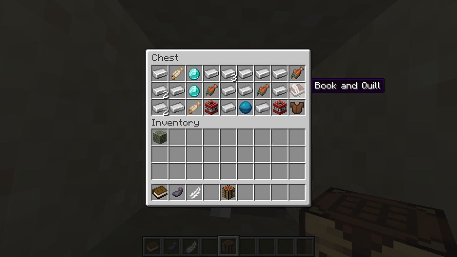 How to make a book and quill in Minecraft 1.19