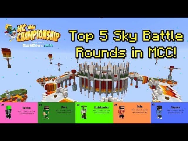 5 of the best minigames in the Minecraft Championships (MCC)