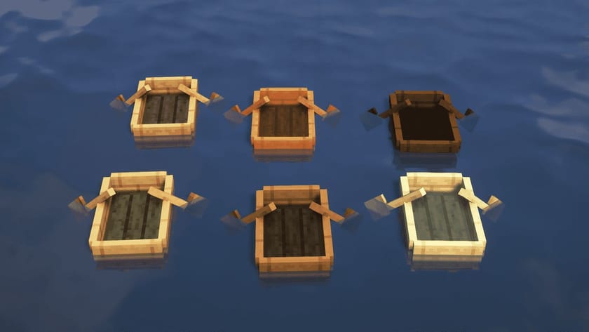 How to make an oak boat with a chest in Minecraft 1.19