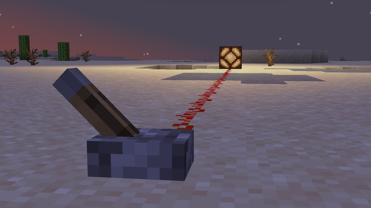 What are the uses of a lever in Minecraft 1.19?