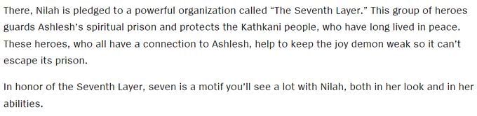 League of Legends Nilah has the power of Ashlesh, the Demon of Joy