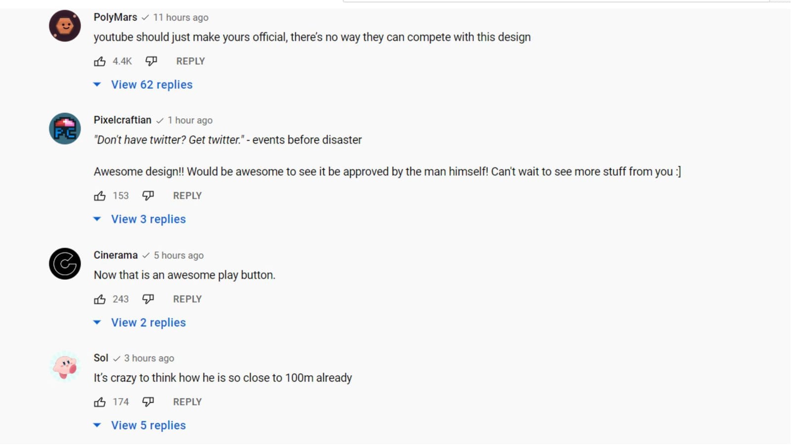 MrBeast's creative fan shares an impressive custom 100 million play button