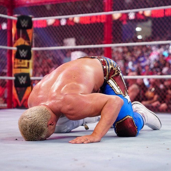 Cody Rhodes shows off the horrific extent of his bruises following WWE ...