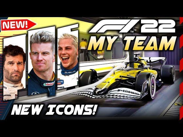 F1 22 game Icons: List of MyTeam drivers available in the game