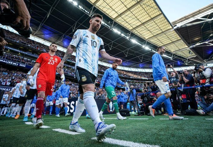 "Vintage Lionel Messi masterclass" "Surely gonna win one more Ballon d ...