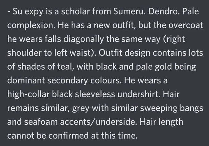 Genshin Impact leak reveals character resembling "Su" from HI3: Design ...