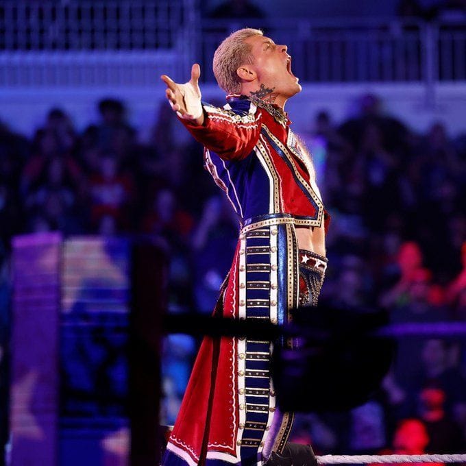 Current Champion comments on Cody Rhodes wrestling with a torn pectoral ...