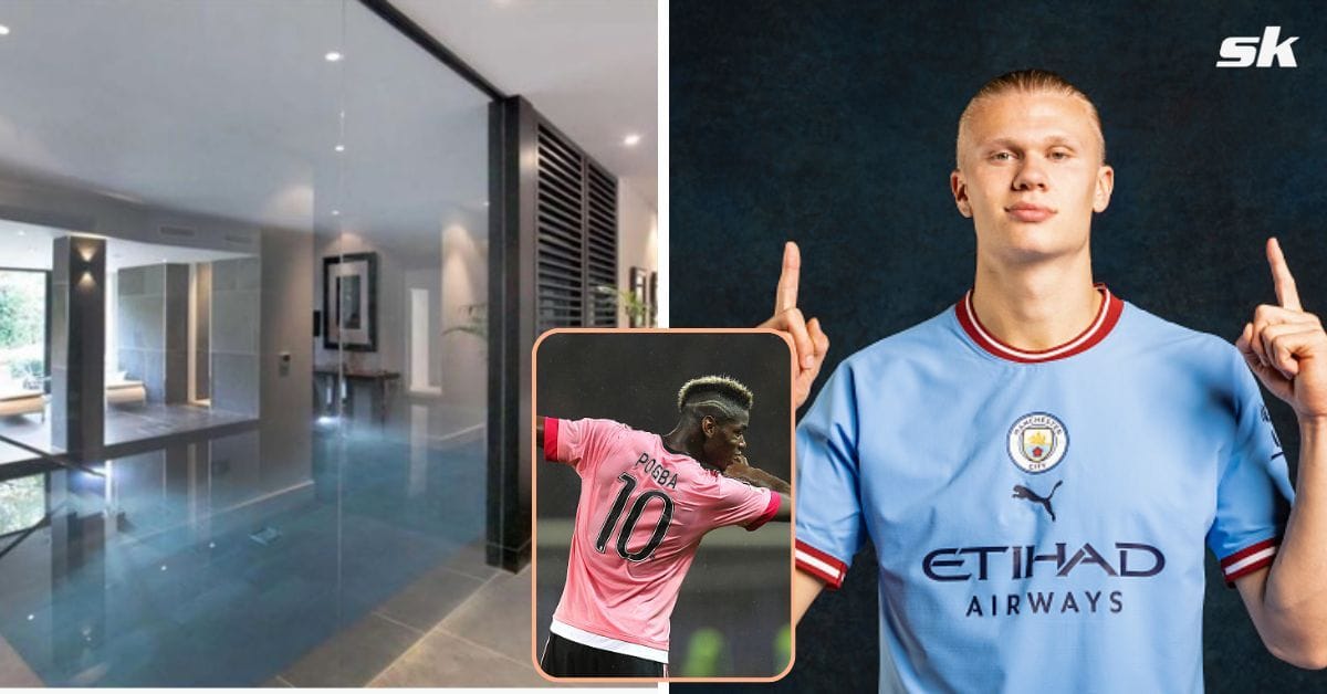 Erling Haaland eyes up Paul Pogba's luxurious £3 million mansion along ...