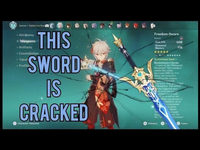 Freedom Sworn in Genshin Impact: Stats and best characters to use on