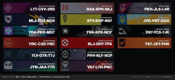 How to get the Stag's Spirit and other free emblems in Destiny 2 Season ...