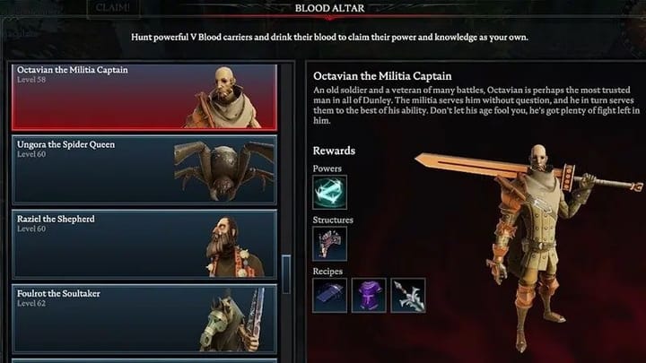 How to beat Octavian the Militia Captain in V Rising