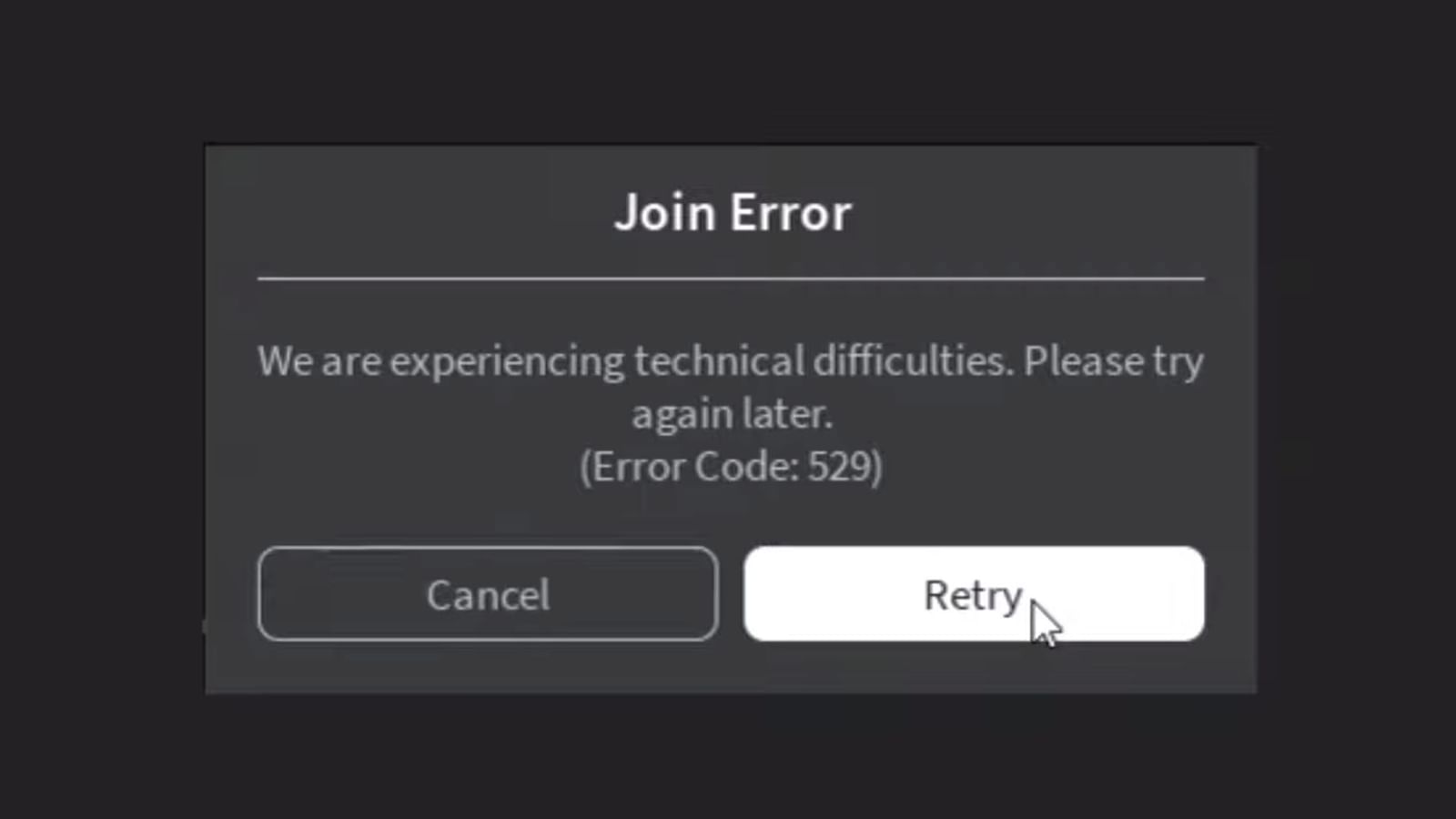 What is error 529 in Roblox and how to fix it?