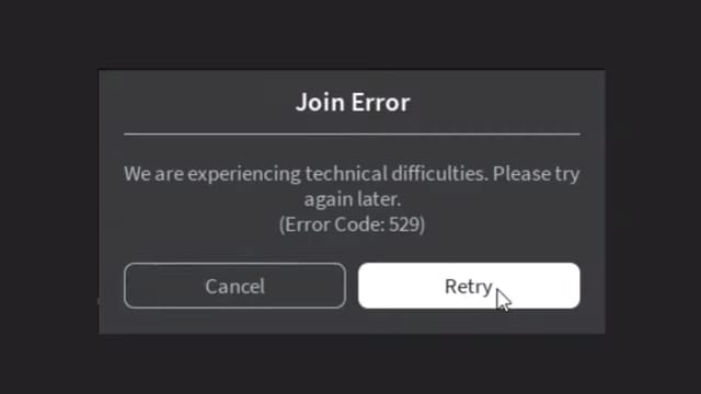 What is error 529 in Roblox and how to fix it?