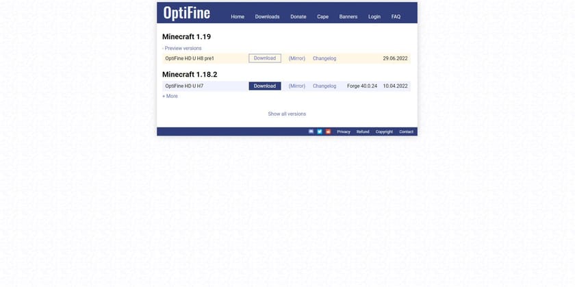 How to install the OptiFine pre-release for Minecraft 1.19 update