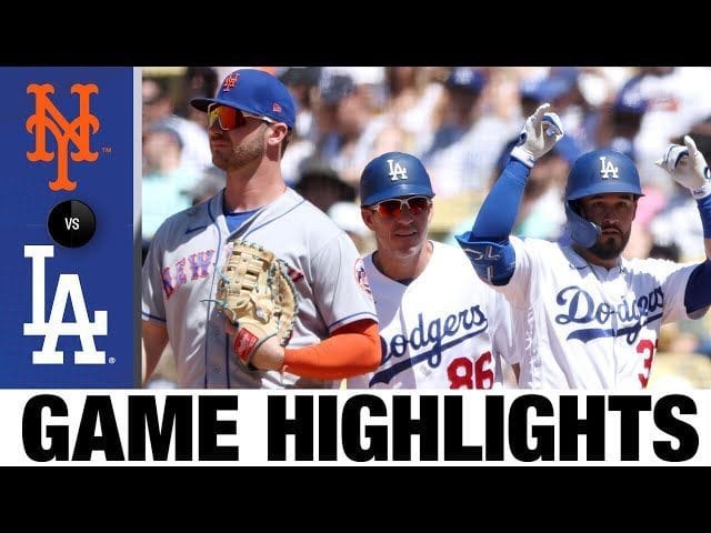 Watch: New York Mets third baseman ends tie to win the game against Los ...