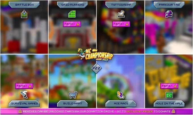 5 of the best minigames in the Minecraft Championships (MCC)