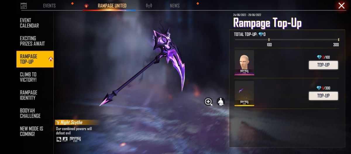 Free Fire MAX Rampage Top-Up event: How to claim free facepaint and ...