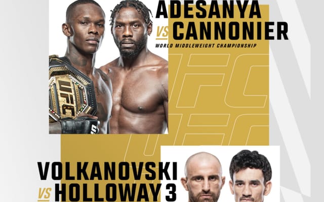 What is the latest UFC 276 fight card?