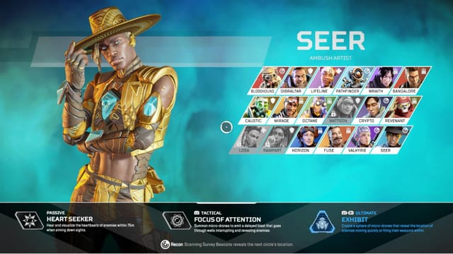 The rarest Seer skins in Apex Legends