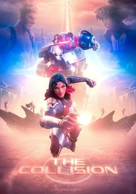 Fortnite 'The Collision' artwork is as perfect as it gets