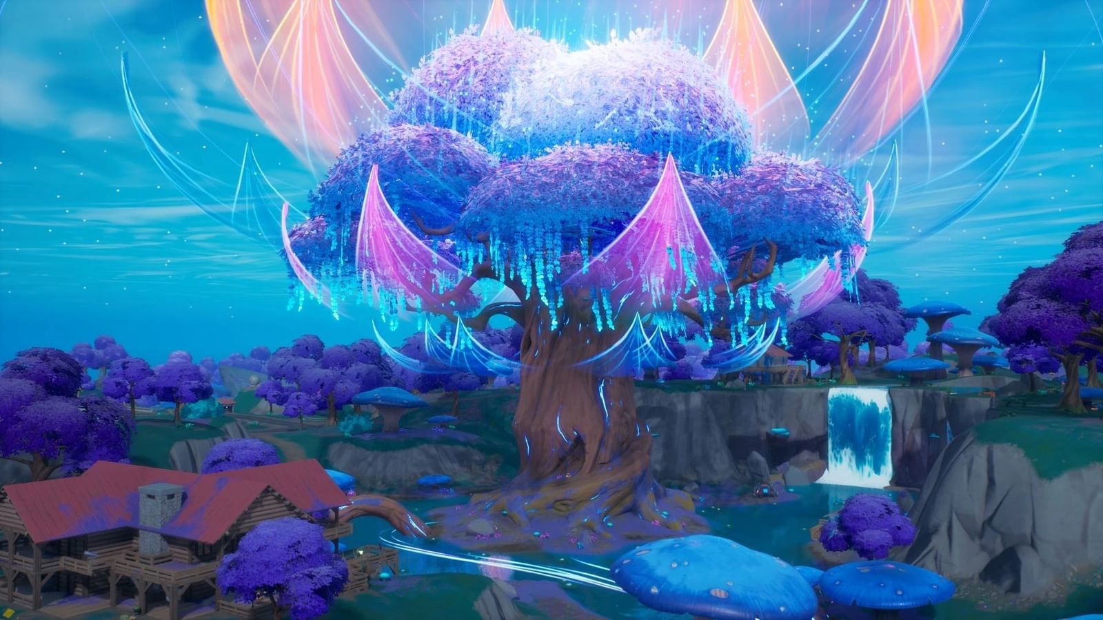 New Pink Reality Tree spotted in Fortnite for the first time