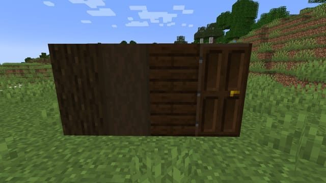 Every type of wood in Minecraft