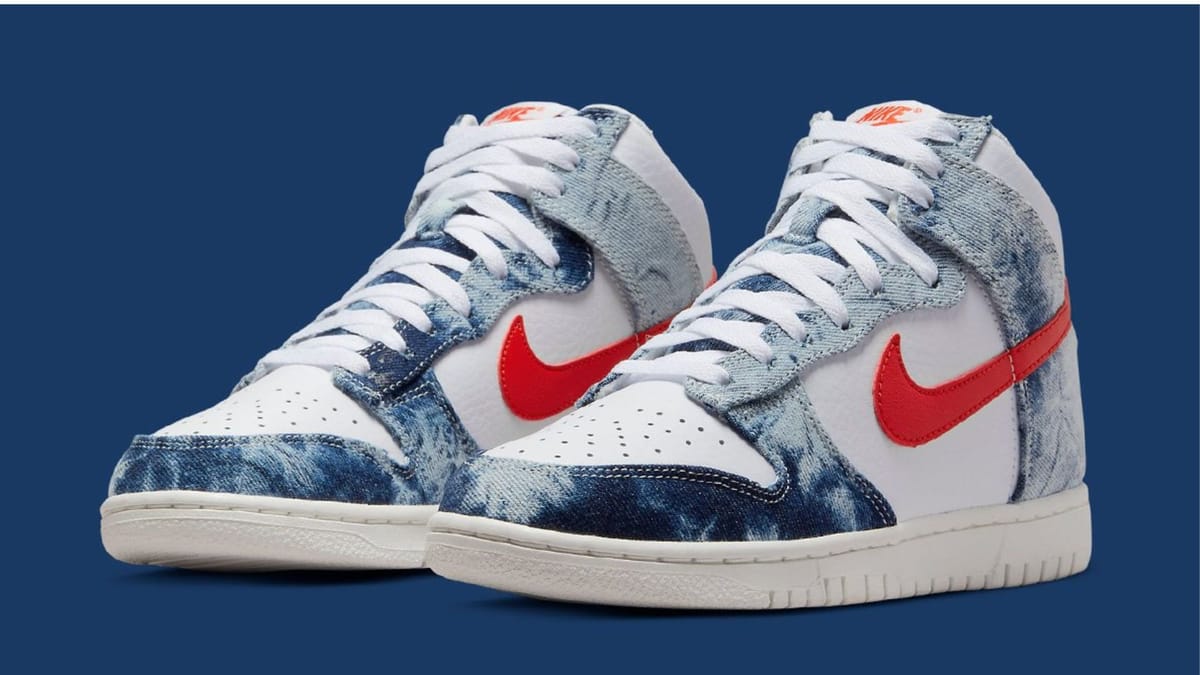 Where to buy Nike Dunk High Washed Denim sneakers? Price, release date ...