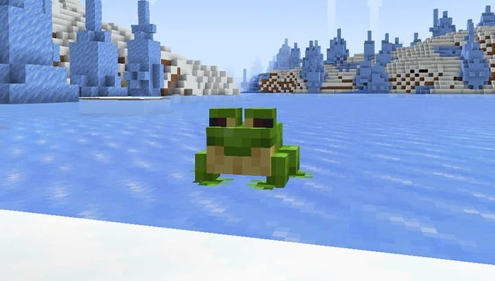 Tadpoles in Minecraft