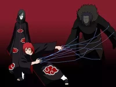 Team Akatsuki in Naruto