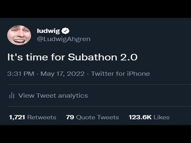 "How does he keep getting better?"- Fans react as Ludwig announces ...