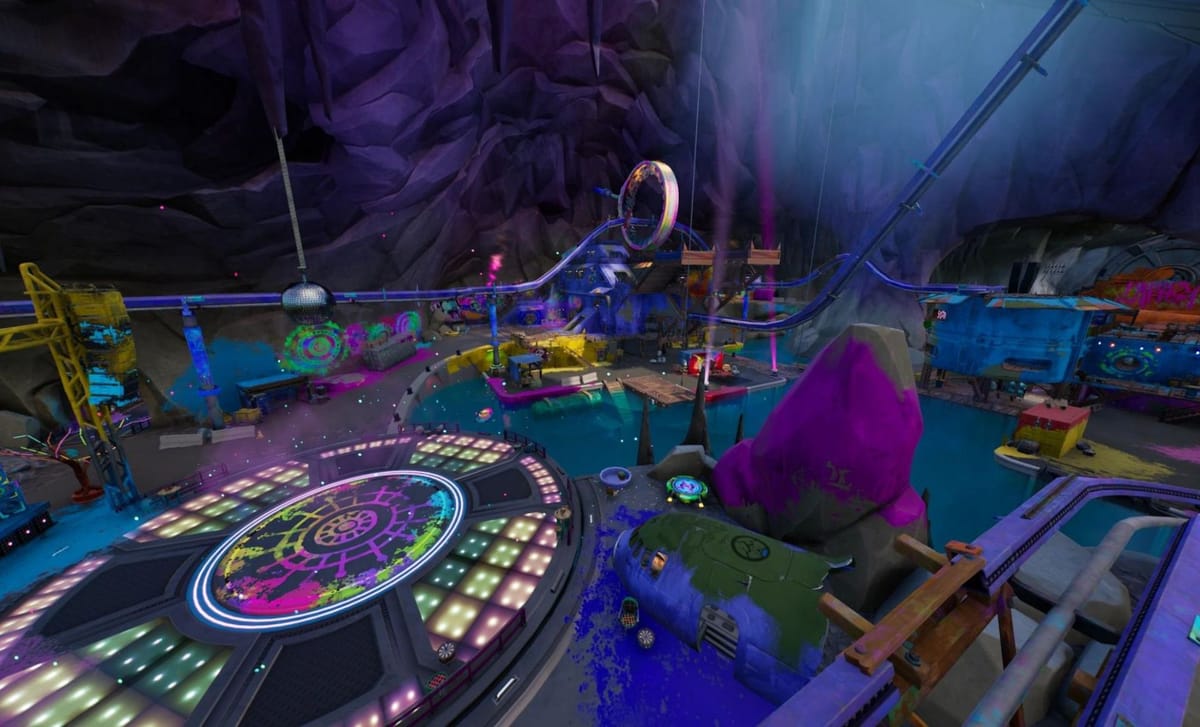 Fortnite: How to interact with Party poppers at Rave Cave