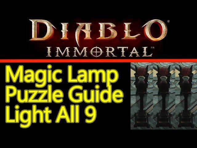 How to light all nine lamps in Diablo Immortal