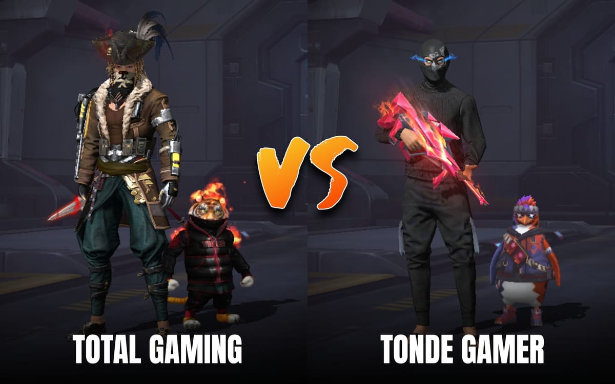 Total Gaming vs Tonde Gamer: Which Free Fire YouTuber has better stats ...