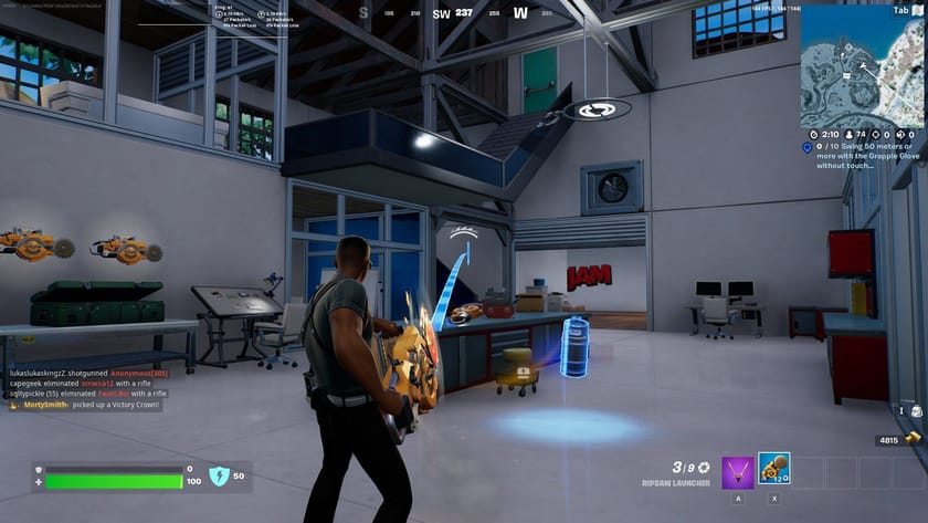 Where to get the Ripsaw Launcher in Fortnite Chapter 3 Season 3