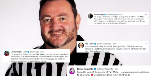 The wrestling world reacts to Tim White's death