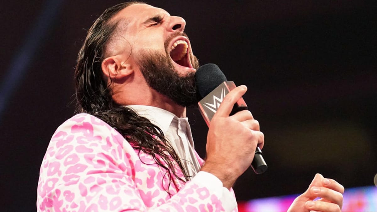 Seth Rollins dances to Pink Panther theme