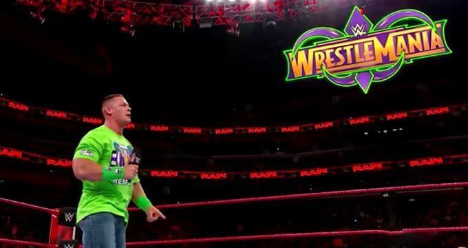 Why did John Cena run up the ramp at WrestleMania?