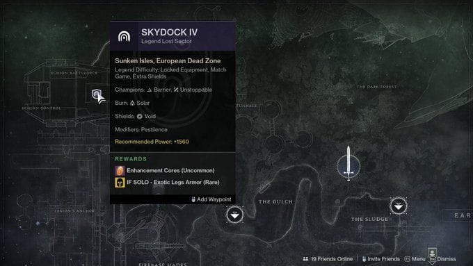 How to complete the Destiny 2 Skydock IV Master Lost Sector in under a ...