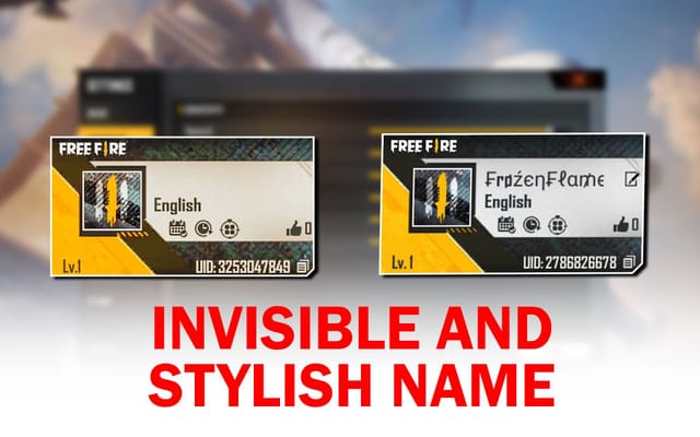 How to get Free Fire ID names with stylish font and invisible text in ...