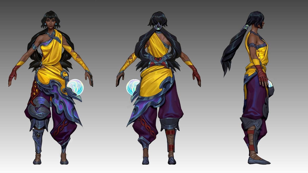 League of Legends Nilah has the power of Ashlesh, the Demon of Joy