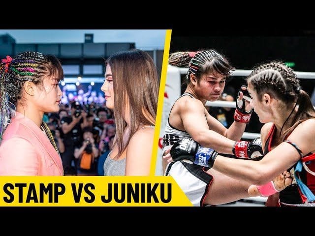 Watch: Flashback to Stamp Fairtex and Alma Juniku's barnburner