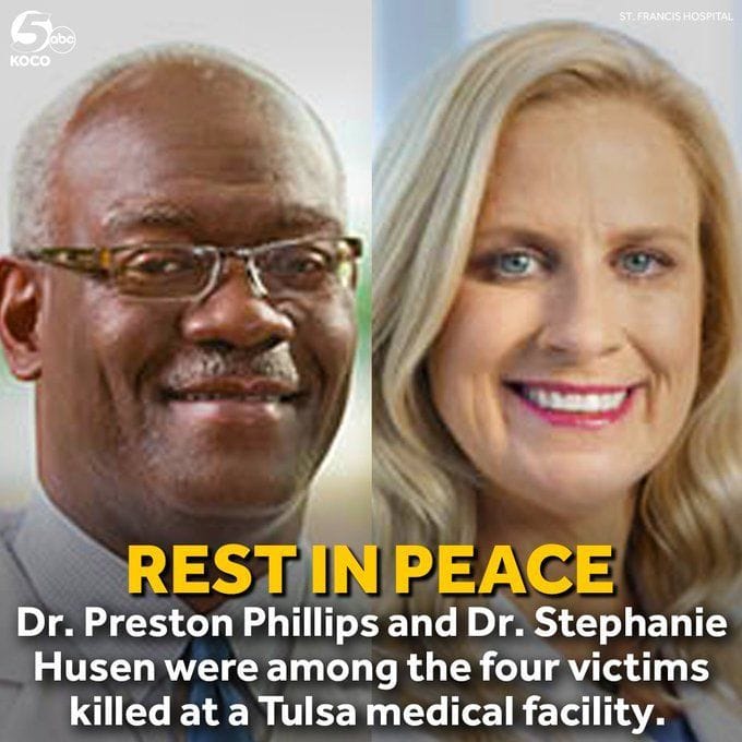 Tulsa Warren Clinic shooting: Victims identified as nation continues to ...