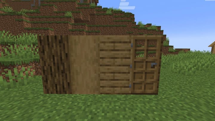 Every type of wood in Minecraft