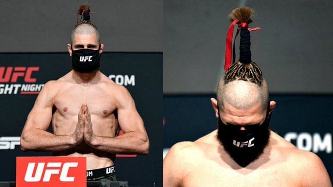 Sean O'Malley and other UFC fighters with unusual hairstyles