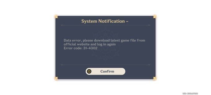 Genshin Impact error code 31 4302: How to solve it without reinstalling the game