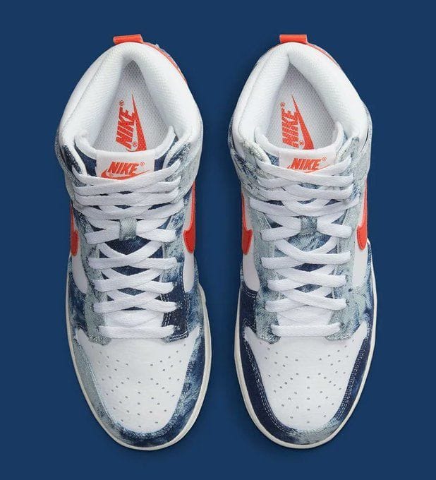 Where to buy Nike Dunk High Washed Denim sneakers? Price, release date ...