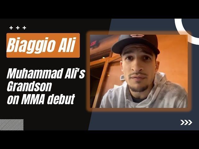 Biaggio Ali Walsh, grandson of Muhammad Ali, set to make MMA debut