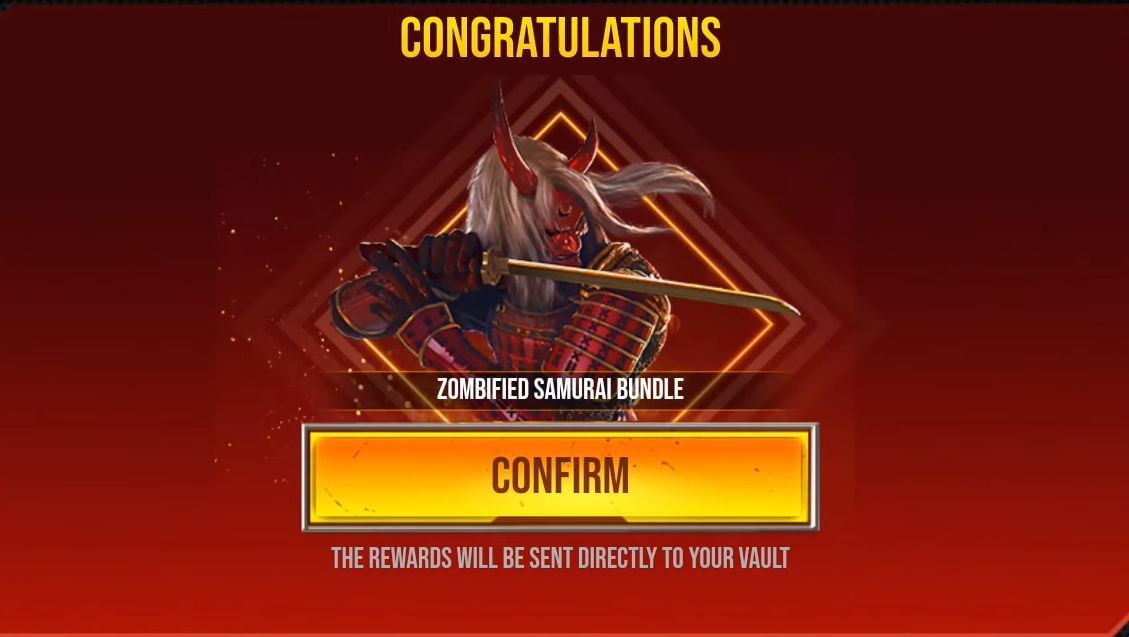 How to get new Zombified Samurai bundle in Free Fire MAX this week